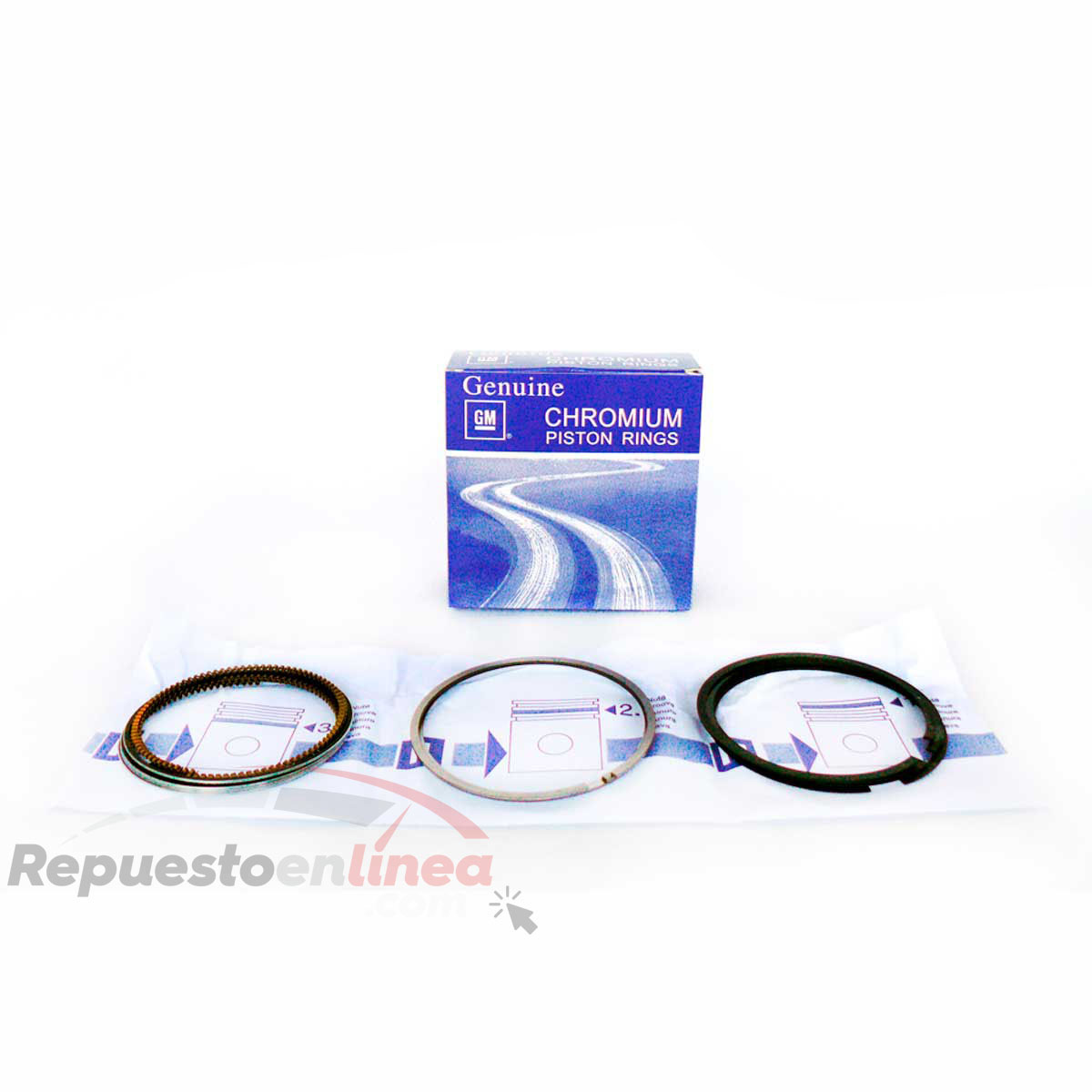 Anillos de Spark 1.0L Estandar 010 020 030 GM ORIGINAL ...